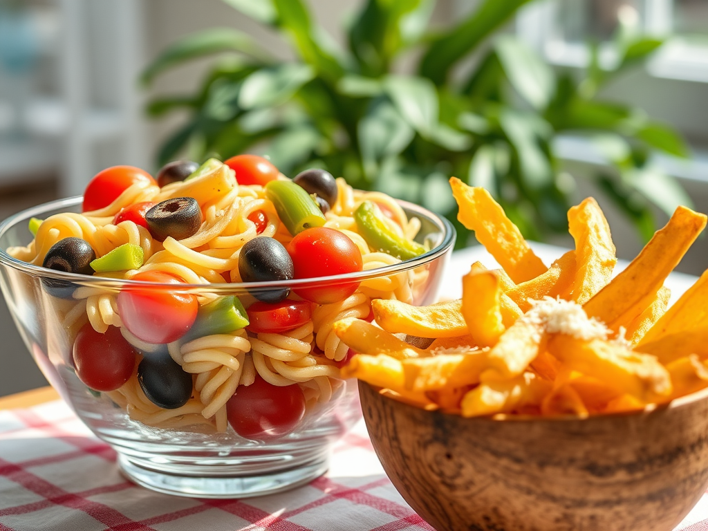 Awesome Pasta Salad and Ciabatta Fries – The Inquisitive Retiree